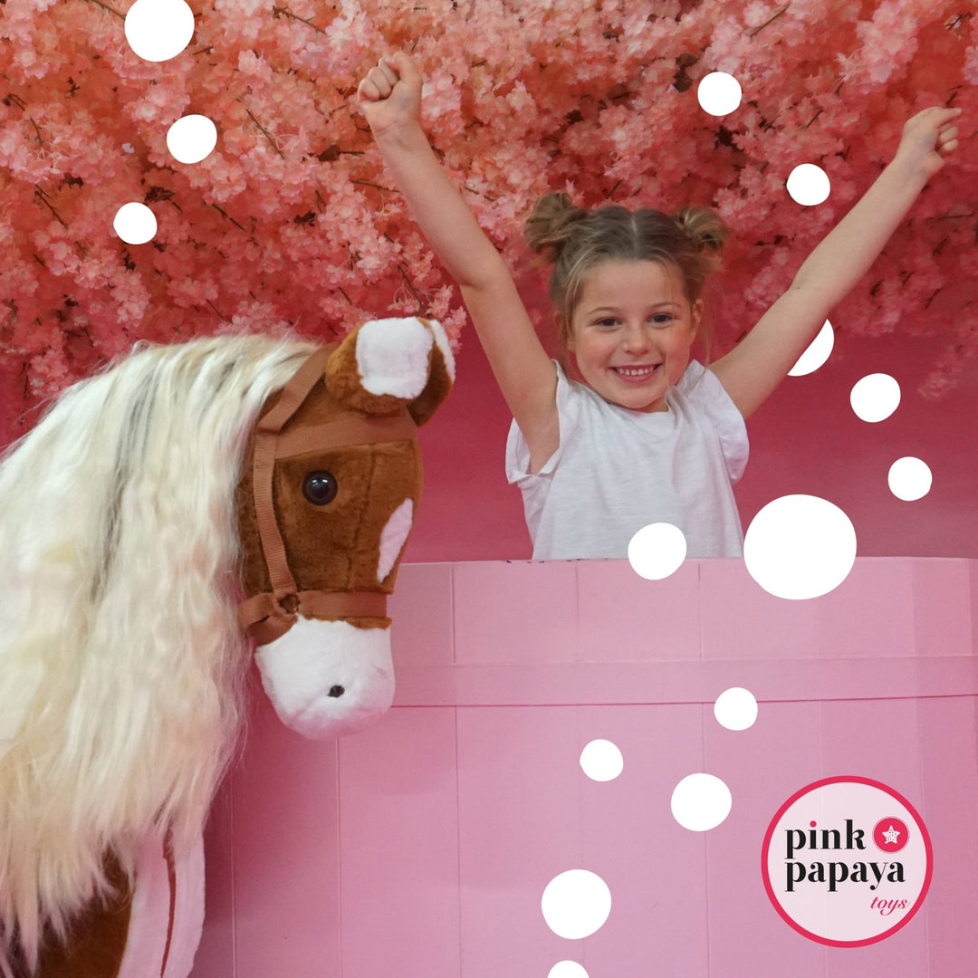 Luxus Pink Papaya Pferd Ebenbild
